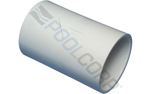 POOL360 | 2"Sx2"S INLINE RESTRICTOR VALV E - WHT (2.5-8LB)