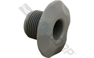 POOL360 | Gray Large Face Ozone 5-Scallop Textured Cluster Spa Jet Wall Fitting