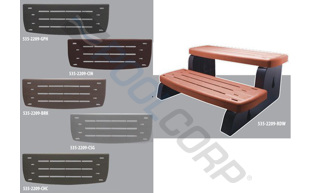 POOL360 | 33" Spa Step Assembly Bark