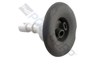 POOL360 | Gray Mini Storm Spa Jet Internal 5-Scallop Textured Face