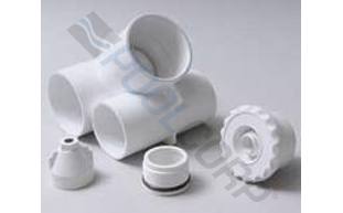 POOL360 | White Complete Mini Gunite Tee Body Assembly