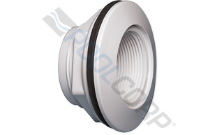 POOL360 | 1-1/2" FPT Thru White Return Wall Fitting Assembly with Nut ...