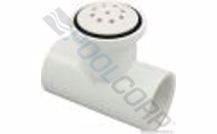 POOL360 | 1" White Top-Flo Air Injector Tee Body