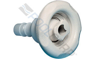 POOL360 | White Poly Storm Roto Gunite Jet Internal 5-Scallop Face