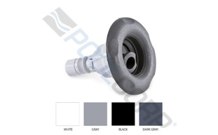 POOL360 | White Poly Storm Directional Gunite Jet Internal 5-Scallop Face