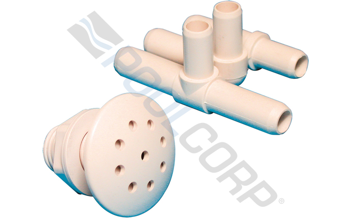 POOL360 | 3/4" White Top-Flo Multi-Body Air Injectors