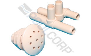 POOL360 | 3/4" White Top-Flo Multi-Body Air Injectors