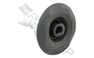 POOL360 | 3" Gray Mini Storm Roto Spa Jet Internal 5-Scallop Face Snap-in