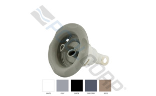 POOL360 | Gray Twin Roto Power Storm Gunite Jet Internal with 5-Scallop