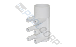 POOL360 | 2" S x (6) 3/4" SB Ports Manifold