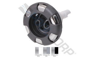 POOL360 | Black/SS 6-Spoke Twin Roto Poly Storm Internal