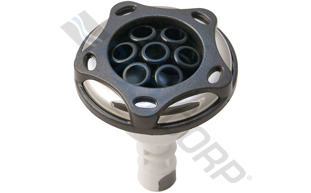 POOL360 | Dark Gray Massage Gunite Jet Internal Snap-in