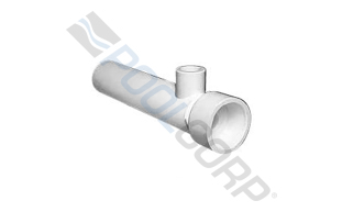 POOL360 | 10" Gunite Venturi Tee with 1-1⁄2" S x 1⁄2" Spg