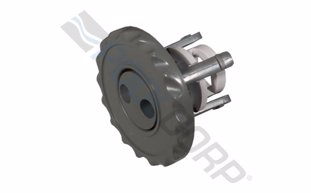 POOL360 | Gray Pulsator Mini Jet Eyeball Fitting Assembly