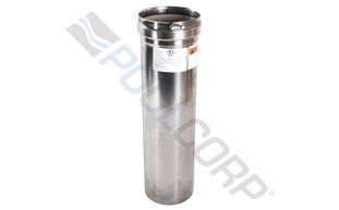 POOL360 | Z-Vent Stainless Steel Single Wall Vent Pipe; 6" x 1'