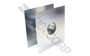 POOL360 | 6" SS SINGLE WALL ADJUSTABLE WALL THIMBLE