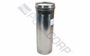 POOL360 | 4" SS SINGLE WALL ADJUSTABLE PIPE