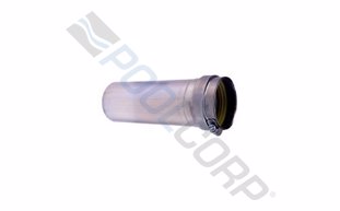 POOL360 | Z-Vent 4" x 1' Stainless Steel Single Wall Vent Pipe