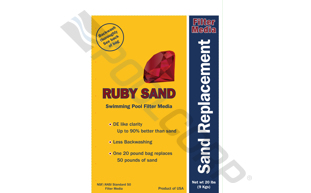 POOL360 | Ruby Sand Filter Sand Replacement